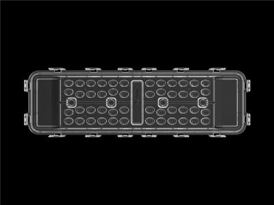 China Clasp Structure LED Lens for SMD3030 SMD2835 75x150 Degree Beam Angle 93% Transmittance PC Material for sale
