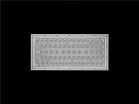 China XH-BAA70TYPE5 4 Pieces 3030 Integration 70 in 1 LED Optics Lenses TP5 for Street Lamp for sale