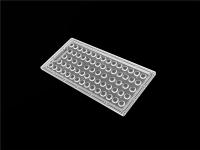 China XH-BAA70TYPE5 4 Pieces 3030 Integration 70 in 1 LED Optics Lenses TP5 for Street Lamp for sale