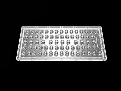 China Four 3030 Integrated 70 in 1 Street Lamp Lens TP3 324x152mm PC 93% Transmittance for sale