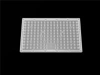 China XH154TYPE2-264156-JYBAA Street Lamp Lens for Circular Plane 264x156mm PC 93% Transmittance for sale