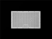 China XH154TYPE2-264156-JYBAA Street Lamp Lens for Circular Plane 264x156mm PC 93% Transmittance for sale