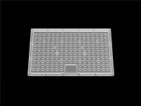 China XH154TYPE2-264156-JYBAA Street Lamp Lens for Circular Plane 264x156mm PC 93% Transmittance for sale