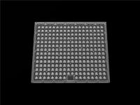 China 500W IP66 LED Stadium Light Lens with 15×90° Asymmetric Beam and 342.6mm Dimensions for Sports Lighting for sale