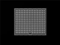 China 500W IP66 LED Stadium Light Lens with 15×90° Asymmetric Beam and 342.6mm Dimensions for Sports Lighting for sale