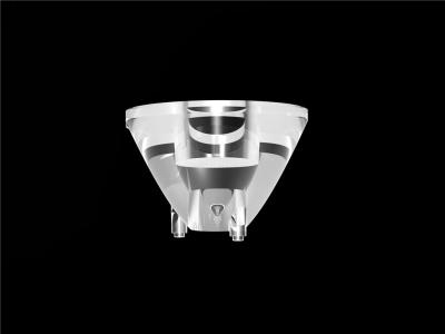 China 35mm 3 Degree TIR Narrow Lens for 3535 LED Flashlights with 93% Transmittance and 22.6mm Height for sale