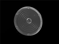 China 184mm Round LED Illumination Optics with Abrazine Coating, IP66 Protection for 100W-200W Applications for sale