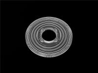 China Round LED Optics Lens 184mm Diameter 90° Beam Angle PC Plastic with IP66 Protection for sale