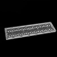 China High Power LED Street Light Lens SMD7070 304.5x87.5x8.6mm TYPE3 Beam Angle for sale