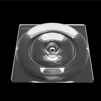 China SMD 2835 PC 60 Degree 2 Ring LED Street Light Lens With Excellent Light Distribution for sale