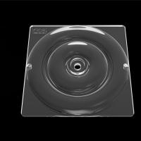 China PC 90 Degree 2 Ring LED Street Light Lens With Excellent Light Distribution for sale