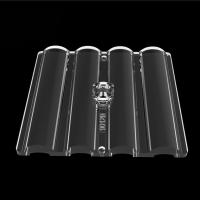 China 3030 2835 50x50mm LED Light Lens 90x120 Degree Beam Angle High Efficiency PC for sale