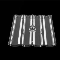 China 3030 2835 50x50mm LED Light Lens 90x120 Degree Beam Angle High Efficiency PC for sale