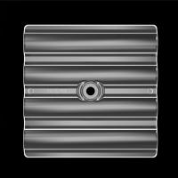 China 3030 2835 50x50mm LED Light Lens 90x120 Degree Beam Angle High Efficiency PC for sale