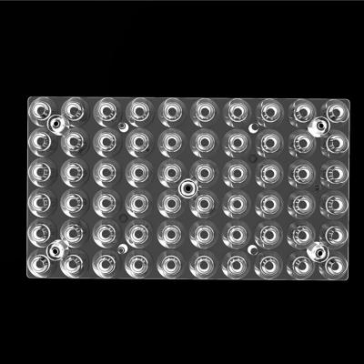 China 9° Beam Angle LED Stadium Light with 88-93% Transmittance - 114.6x203.4mm PC Lens for Sports Field Lighting for sale