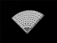 China 76IN1 LED Stadium Lens 25 Degree Beam Angle IP66 Waterproof for 200W-800W Sports Lighting for sale