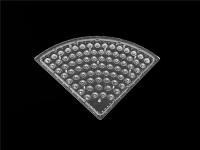 China 76IN1 LED Stadium Lens 25 Degree Beam Angle IP66 Waterproof for 200W-800W Sports Lighting for sale