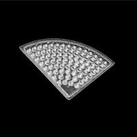 China 76LED Fan-Shaped Stadium Lighting 40 Degree Beam Angle 309.5x218mm High Transmittance PC Housing for sale