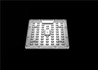 China 90 Degree 64-in-1 LED Lens Array for Tunnel Lights - 130×130mm PMMA with 93% Transmittance for sale