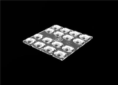 China 4 Series 4 Parallel LED Light Module PCB Board 49.8x49.8mm with 93% PMMA Lens for Road Lamps for sale