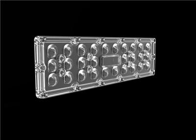 China Shoebox Lighting LED Lens 28 in 1 with PCB Board - 270x75x8mm PMMA/PC Material 93% Transmittance for sale