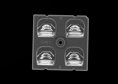 China 4IN1 TYPE3S LED Street Light Module 88-93% Transmittance 50x50mm PC Lens for sale