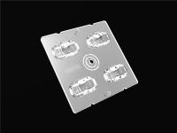 China 4IN1 50×50mm LED Street Lighting Module with 80×160 Degree Beam Angle for Municipal Applications for sale