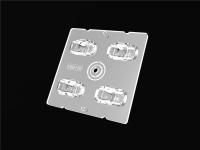 China 4IN1 50×50mm LED Street Lighting Module with 80×160 Degree Beam Angle for Municipal Applications for sale