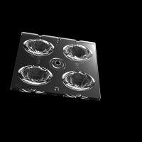 China 50×50mm High Transmittance LED Street Light Module with 4IN1 TYPE2-ME1 Lens and SMD5050 LED Chips for sale