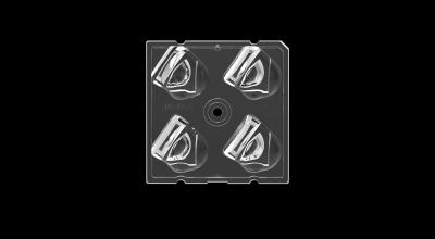 China 50×50mm LED Street Light Module with 88-93% Transmittance and 50° Polarization Lens for Outdoor Lighting for sale