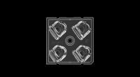 China 50×50mm LED Street Light Module with 88-93% Transmittance and 50° Polarization Lens for Outdoor Lighting for sale