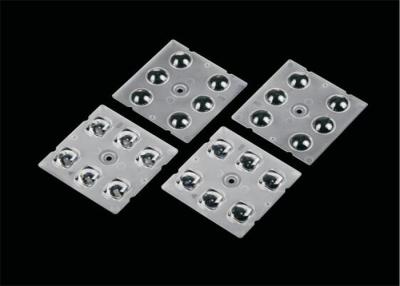 China PMMA LED Street Light Lens Module 50×50mm with 70×135 Degree Beam Angle and 93% Transmittance for sale
