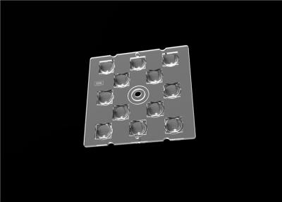 China High Power 3030 Multi LED Lens 90 Degree Beam Angle 50x50mm for Tunnel Lights for sale