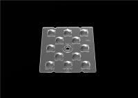 China Transparent Cone Shaped Cree LED Lens 90 Degree 50x50mm with Silicone Gasket for Highbay Lights for sale