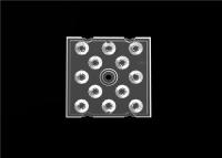 China 12-in-1 SMD 3030 LED Lens 25 Degree Beam Angle 93% Transmittance for Flood Lighting for sale
