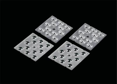 China 65x150 Degree Wide Angle LED Lens for Road Lamps - 50x50mm PMMA Optics with 93% Transmittance for sale