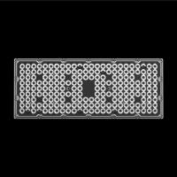 China XH20030D 30° LED Stadium Lens - 439.2x177.2mm PC Optical Lens for 50W-200W Outdoor Lighting for sale