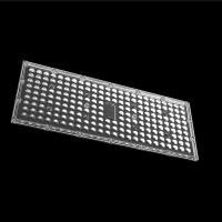China 60° Beam Angle LED Stadium Lens 438.8×176.8mm with 88%-93% Light Transmittance for Outdoor Football Fields for sale