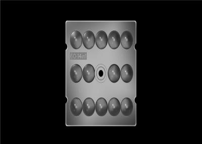 China TYPE5 SMD 3030 LED Multi Lens 152 Degree Optical Lenses 50×50mm PMMA for Parking Lights for sale