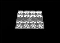 China 16-in-1 Bridgelux LED Street Light Lens with PCB Module - 49.8mm Size, 93% Transmittance for Road Lighting for sale
