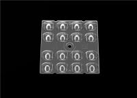 China Type 3 SMD 3030 Multi LED Lens 49.8x49.8mm with 93% Transmittance for Outdoor Lighting for sale
