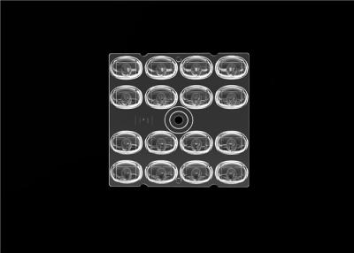 China TYPE III Vehicle LED Chip Lens Array 16-in-1 Multi Lens 49.8mm × 49.8mm for LED Retrofit Kits for sale