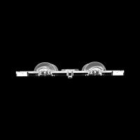 China Polarizing 30° 2x2 Multimodule Lens for 5050 LED Chips - 49.5mm Square PC Optical Component for sale