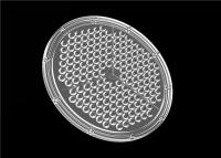 China Carclo 180-in-1 LED Light Lens 90° Beam Angle D235×H9.4mm for High Bay Factory Lighting for sale