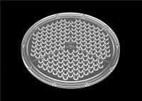 China 90 Degree LED Lens for Mining Lamps - 235mm Diameter PC Optics with 93% Transmittance for sale