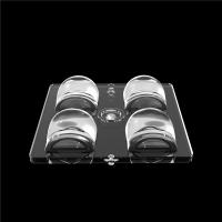 China 50x50mm 60° Polarized LED Stadium Lens with 88-93% Transmittance for Track and Field Lighting for sale