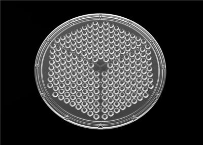 China 264mm Diameter Multi LED Lens Round Module with 90° Beam Angle and 93% Transmittance for High Bay Lights for sale