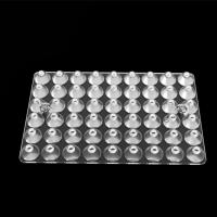 China 15 Degree 54 Optics LED Lens Array for Stadium Lights - 144x94x11.9mm with 88-93% Transmittance for sale