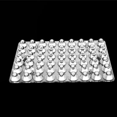 China 54IN1 30 Degree LED Lens 144x94mm for Stadium Lighting with 88-93% Transmittance and 3030 Chip Compatibility for sale