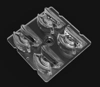 China 2x2 PC 5050 LED Chips for Stadium Lights with 60-Degree Polarizing Beam and 88-93% Transmittance for sale